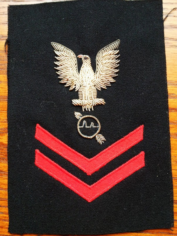 Petty officer second class bullion rating badge | The Veteran's Collection